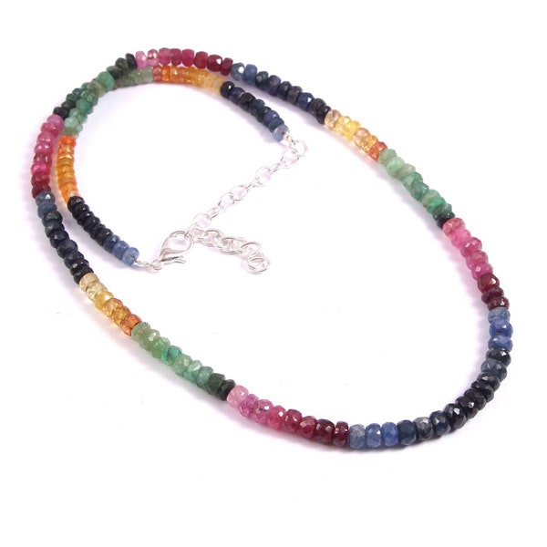 Ruby Beads Necklace - Etsy