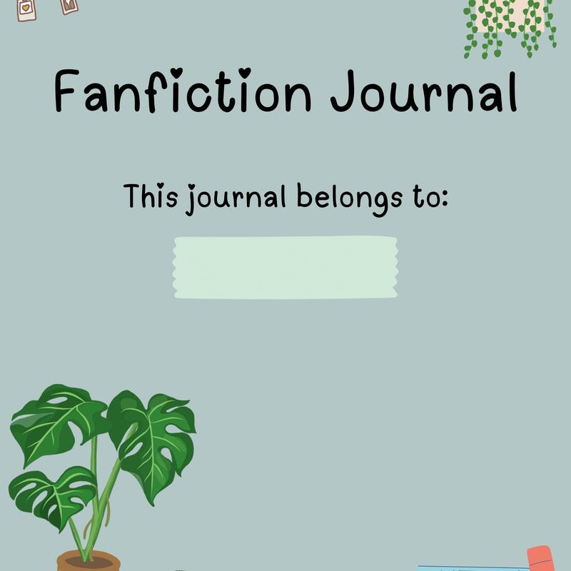 Fanfiction Notebook - Etsy