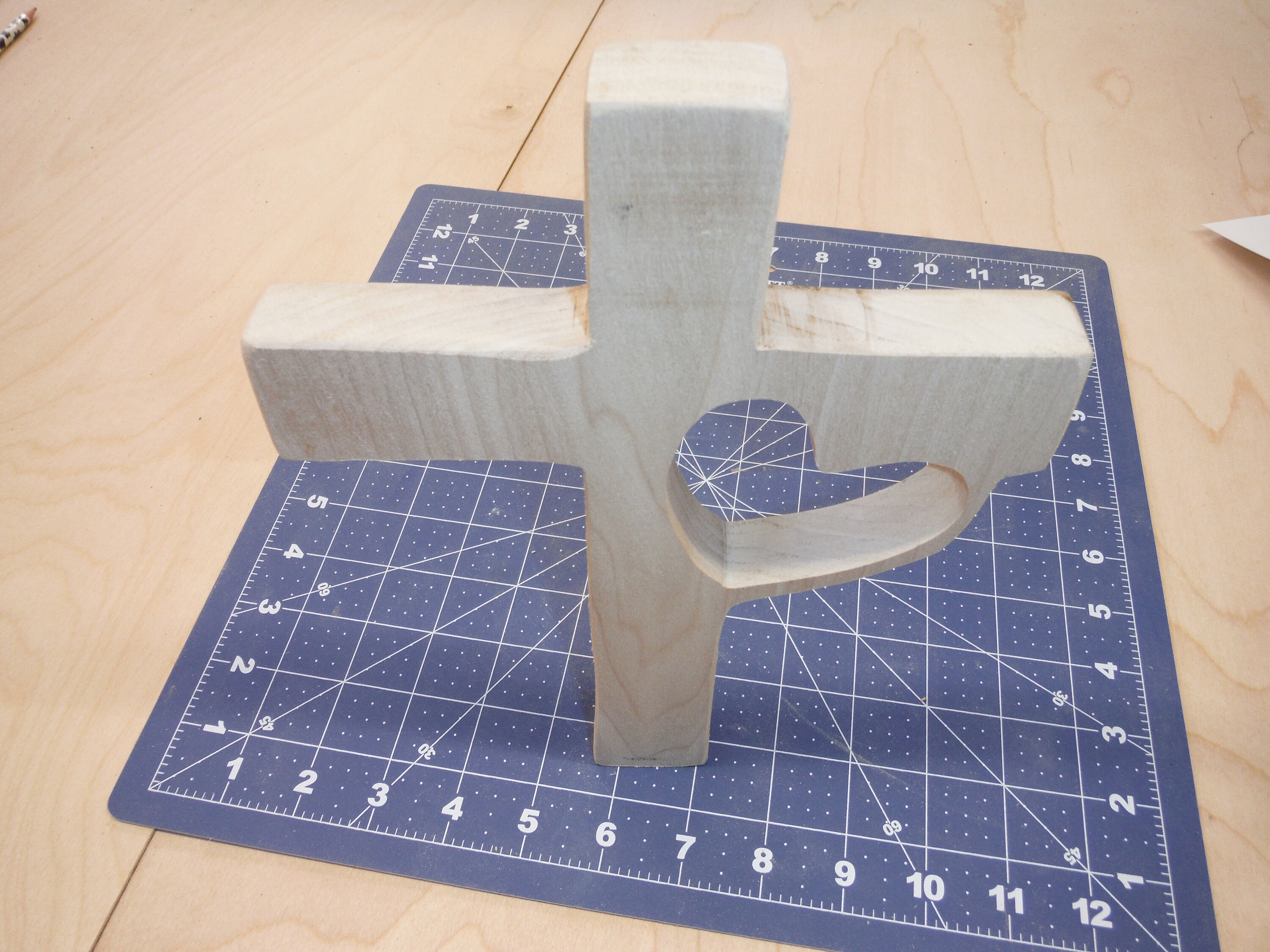 Maple Heart Cross - Etsy