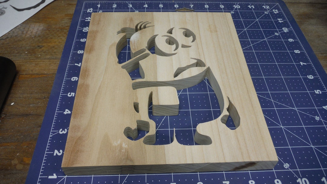 Wood Minion Picture - Etsy