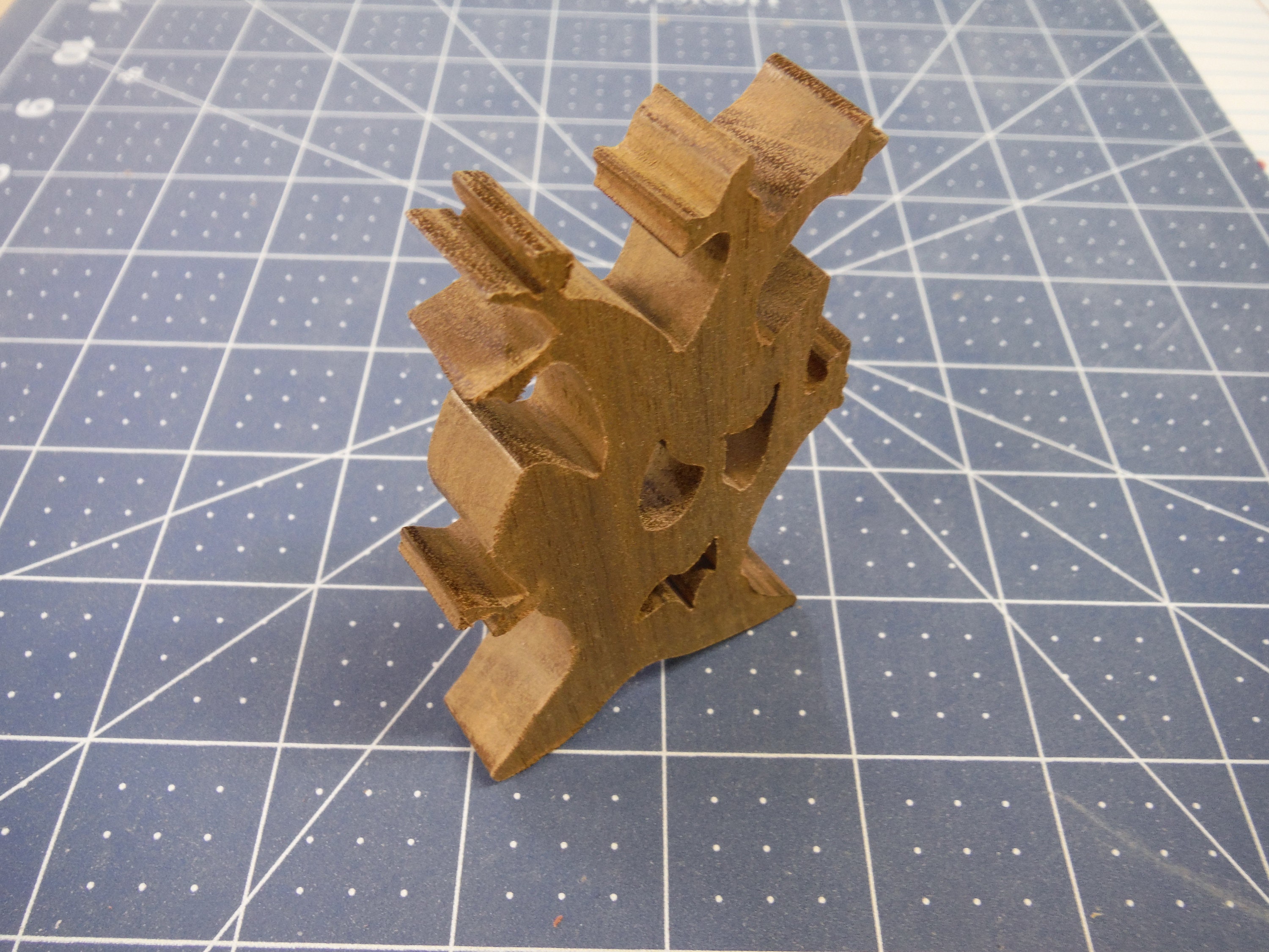 Walnut Stand up Silhouette Scary Tree #500 - Etsy