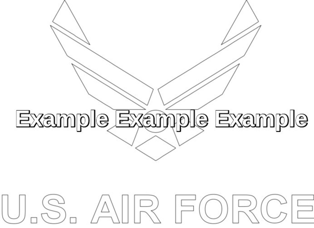 Air Force Logo SVG - Etsy