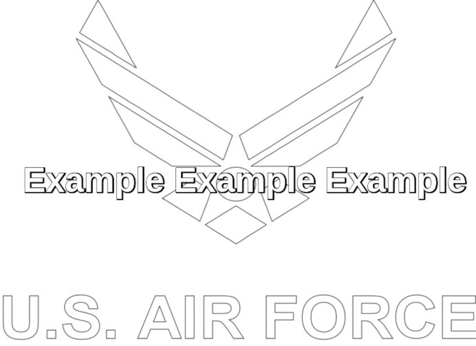 Air Force Logo SVG - Etsy