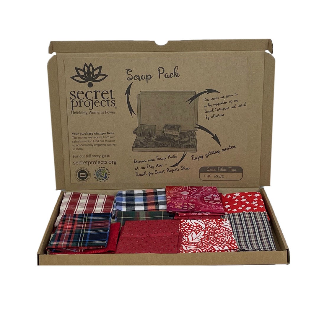 The Reds Scrap Pack All Shades of Red, Crafting, Quilting Slow ...