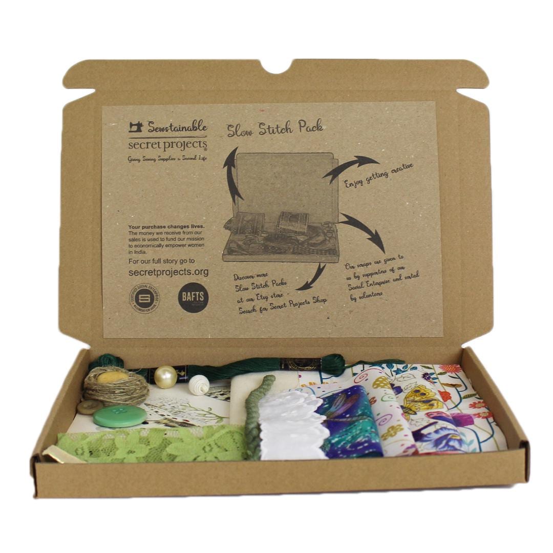 Butterfly Slow Stitch Pack: Colorful DIY Sewing Craft Kit - Etsy UK