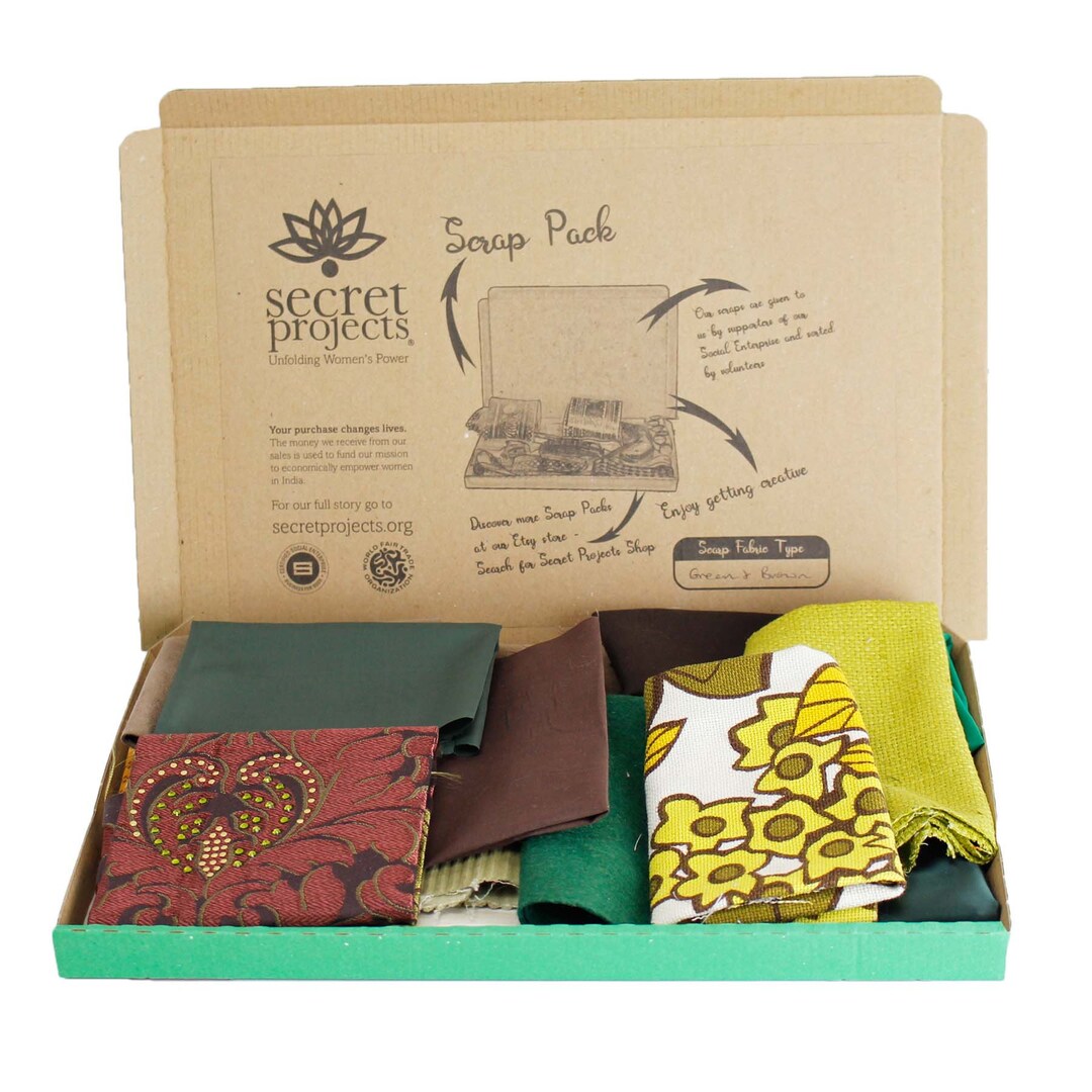 The Greens and Browns Scrap Pack All Shades of Green and Brown Crafting ...
