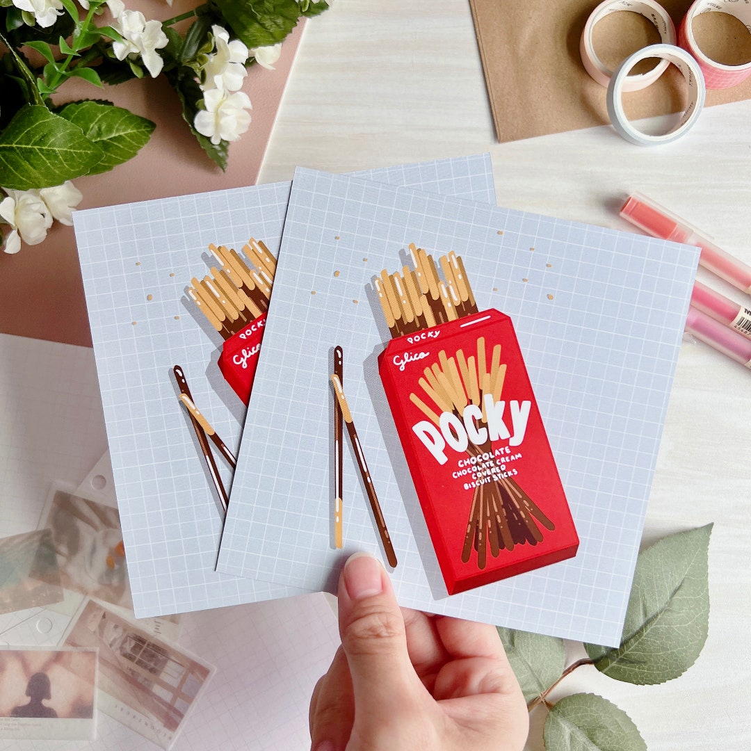 Cute Food Print: Cute Snack Print, Kawaii Aesthetic Art Print 5.5 X 5.5 ...