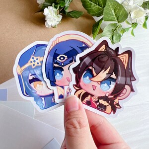 Genshin Impact Middle Finger Stickers: Characters From Sumeru - Etsy