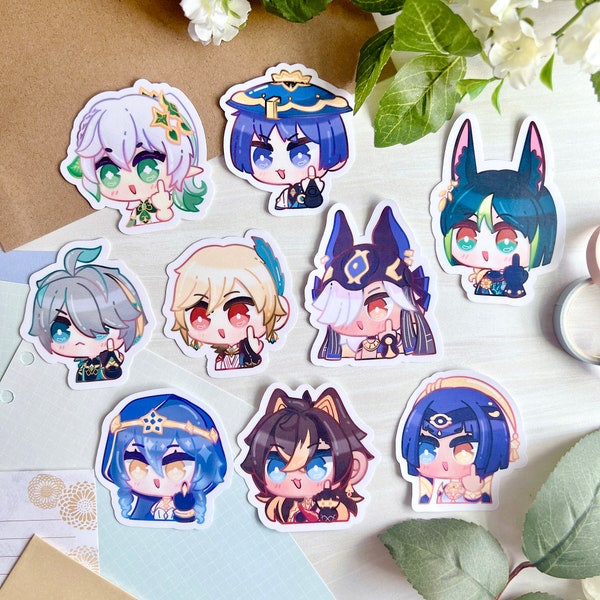 Genshin Stickers Wanderer - Etsy