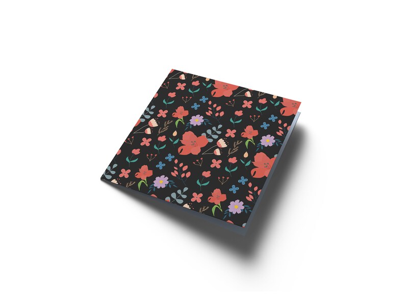 Ditsy Flower Seamless Pattern , Printable. Editable, Digital Paper ...