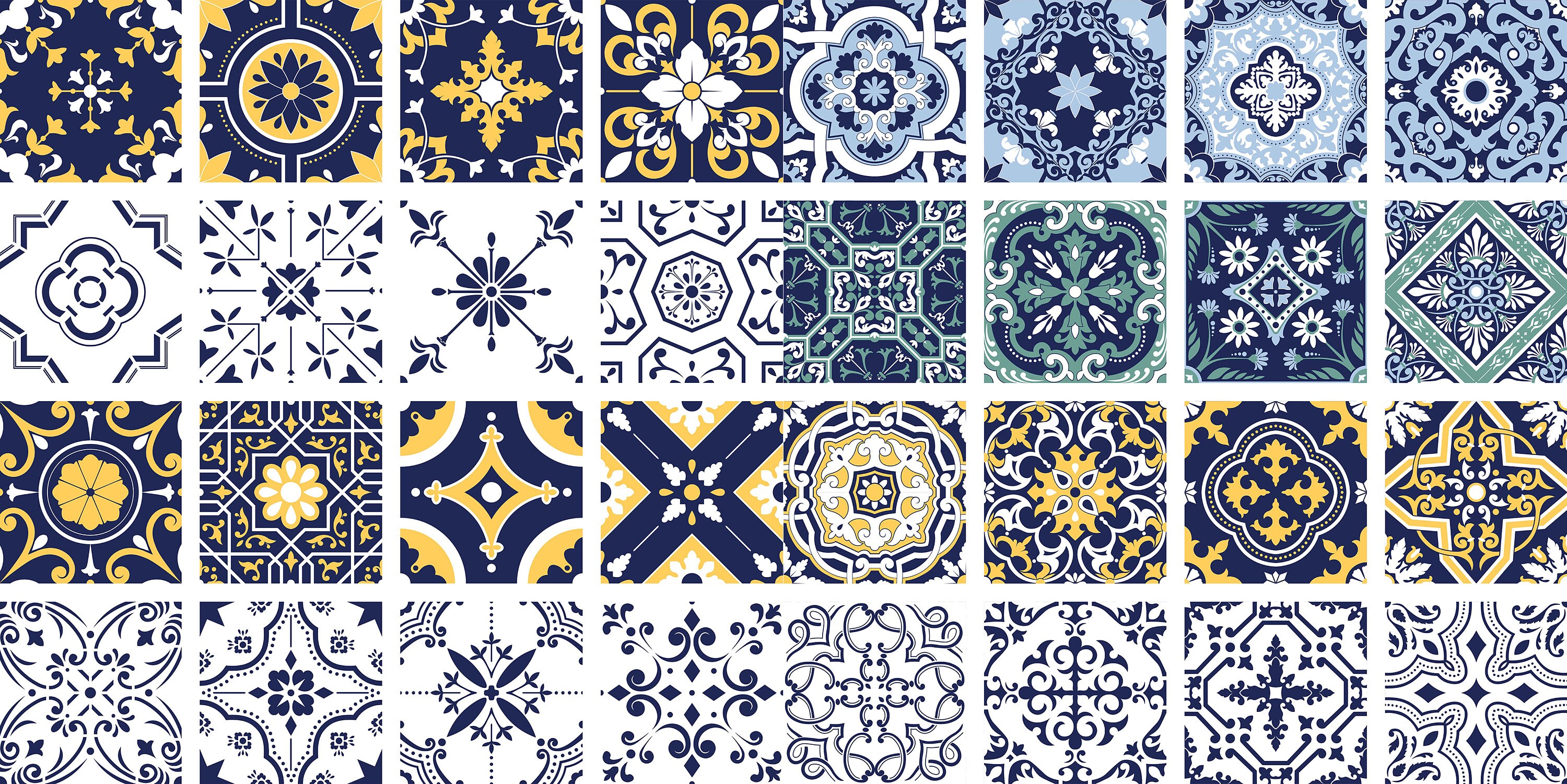 32 Different Moroccan Seamless patterns printable Digital | Etsy