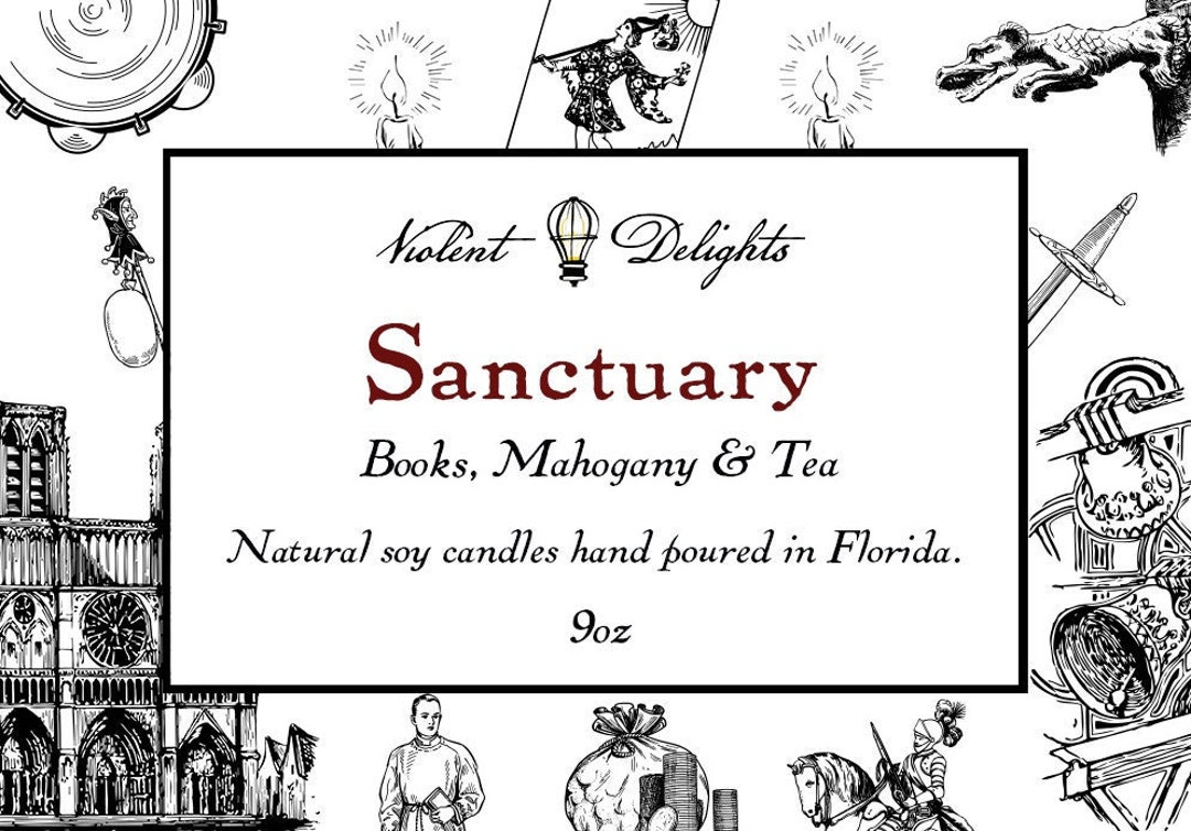 Sanctuary the Hunchback of Notre Dame: the Musical 9oz Soy - Etsy