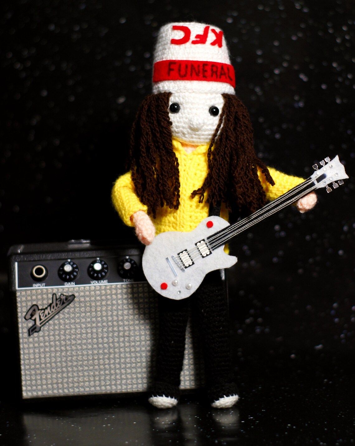 Buckethead Inspired Crochet Amigurumi Doll Action Figure - Etsy Italia