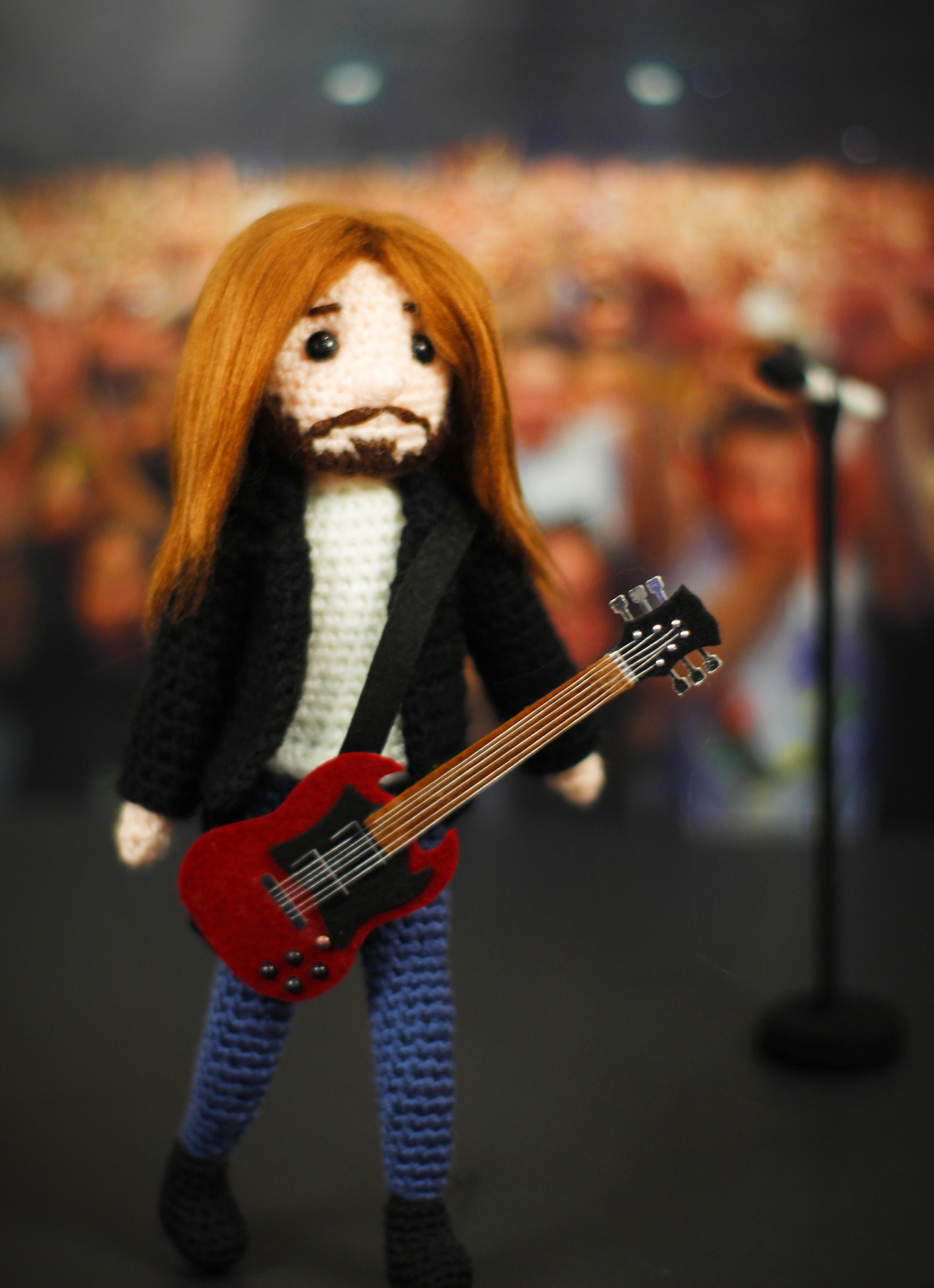 Jared Leto Inspired Crochet Amigurumi Doll - Guitarist - Singer - Actor ...