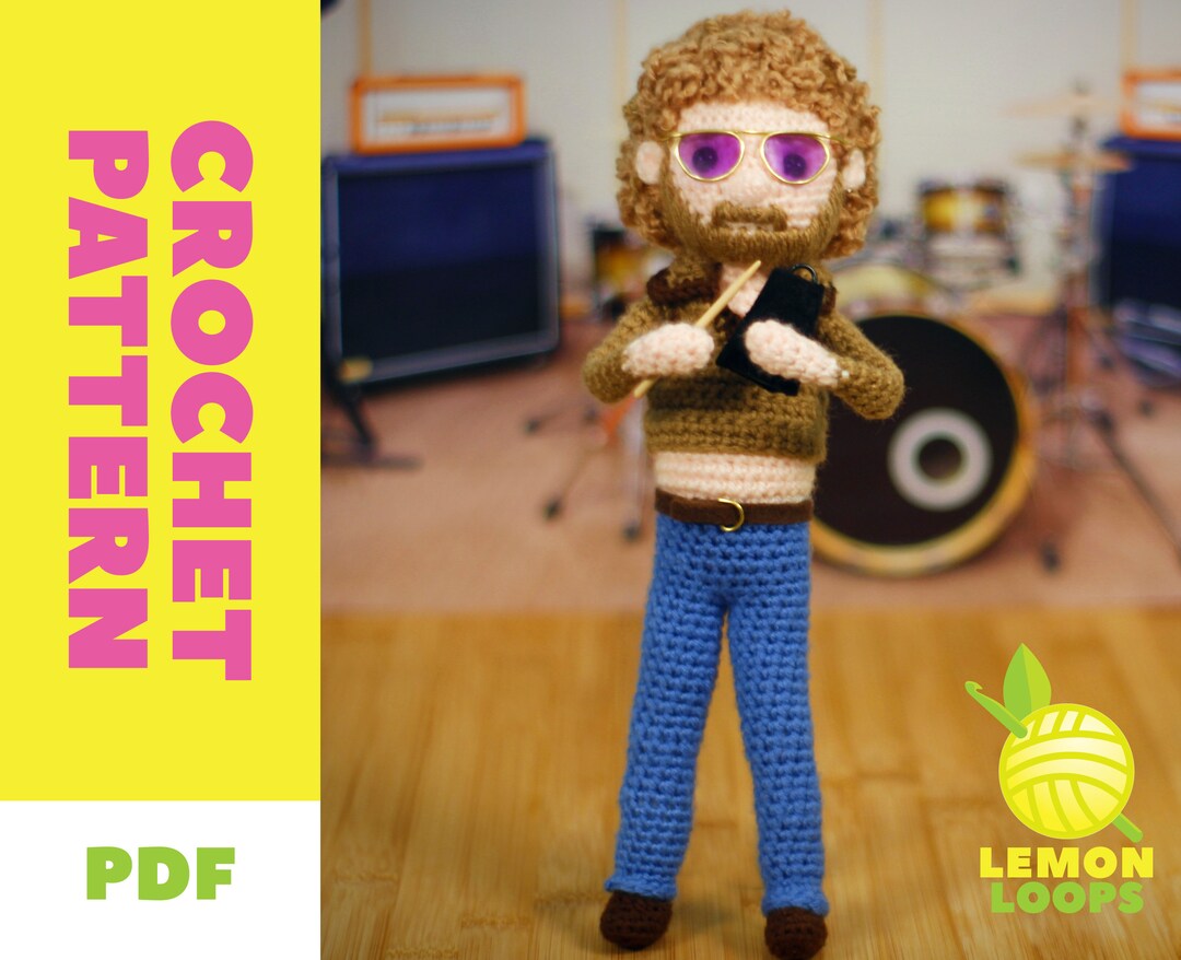 PATTERN for More Cowbell Inspired Crochet Amigurumi Doll Pattern Only ...