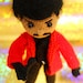 The Weeknd Inspired Crochet Amigurumi Doll - Handmade One of a Kind Fan ...