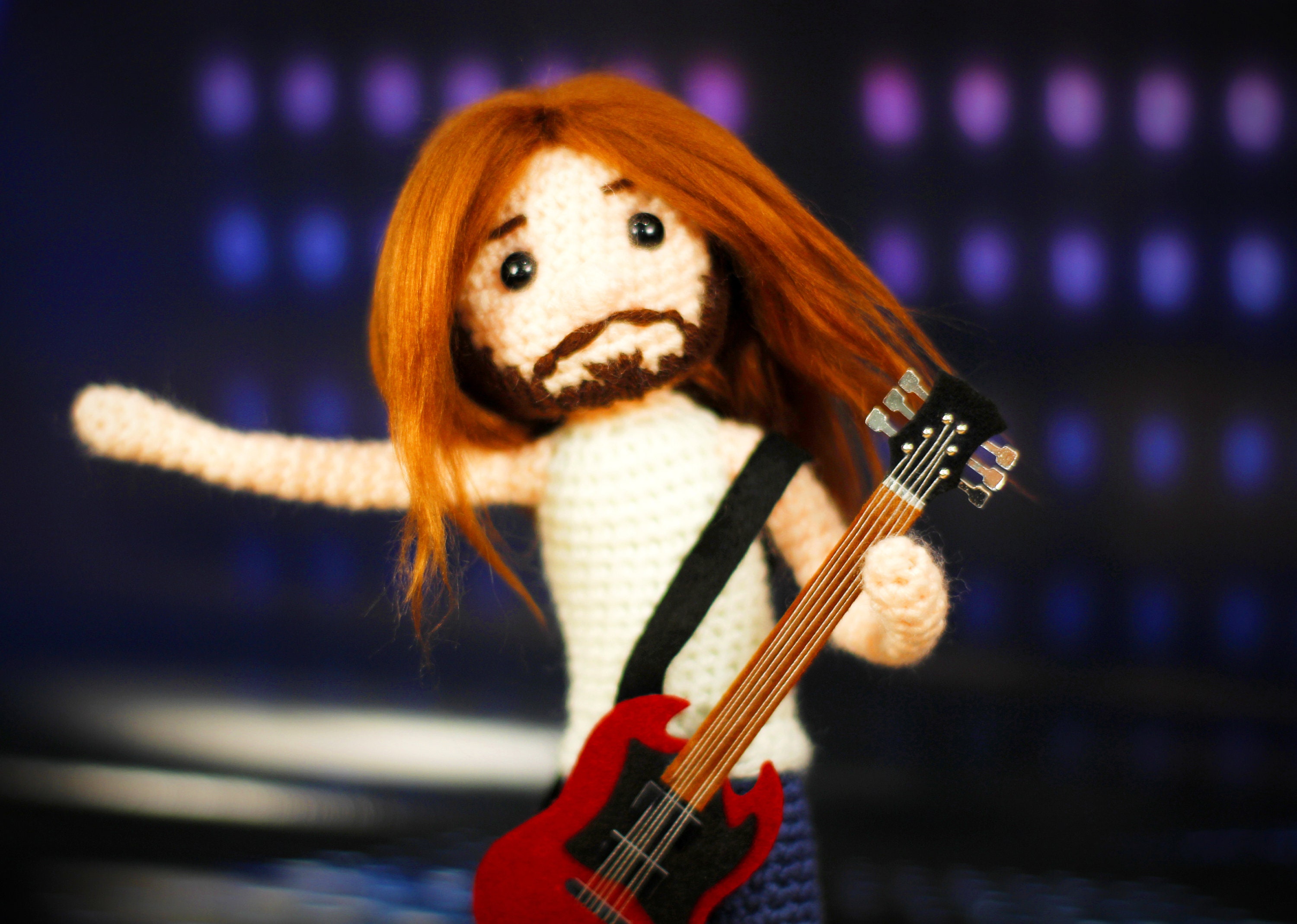 Jared Leto Inspired Crochet Amigurumi Doll - Guitarist - Singer - Actor ...