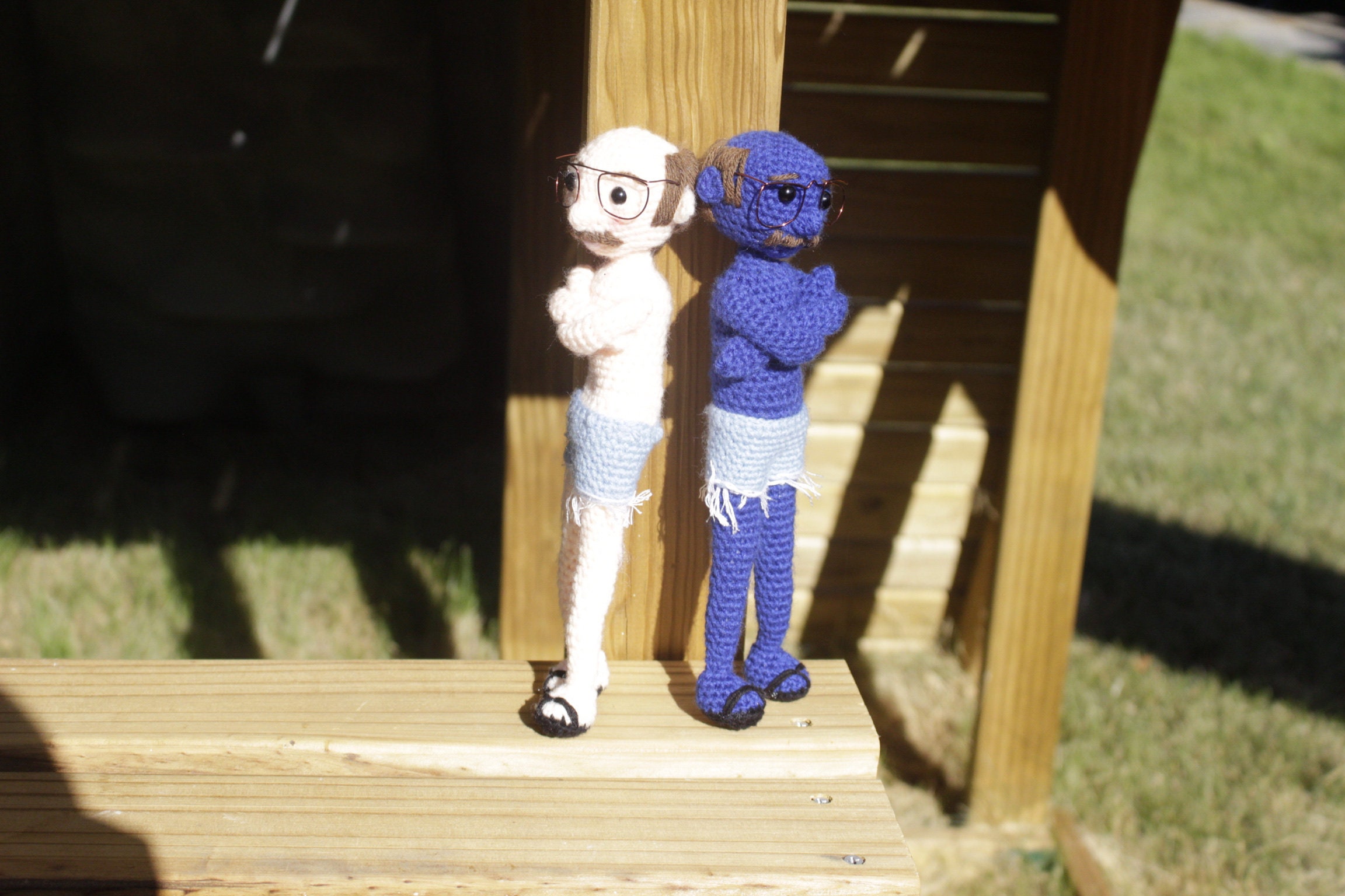 Tobias Funke Inspired Crochet Amigurumi Doll - One of a Kind Handmade ...