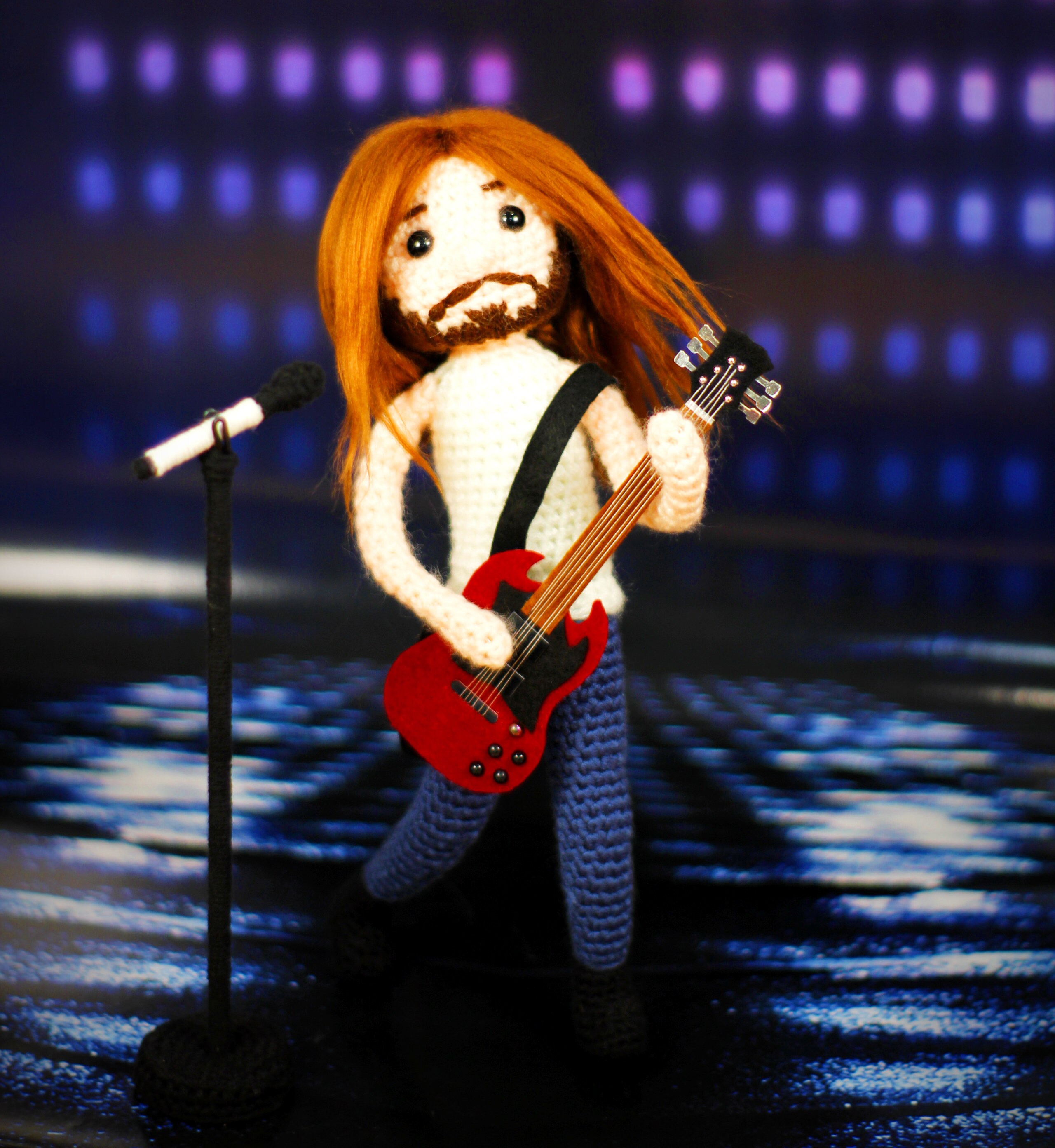Jared Leto Inspired Crochet Amigurumi Doll - Guitarist - Singer - Actor ...
