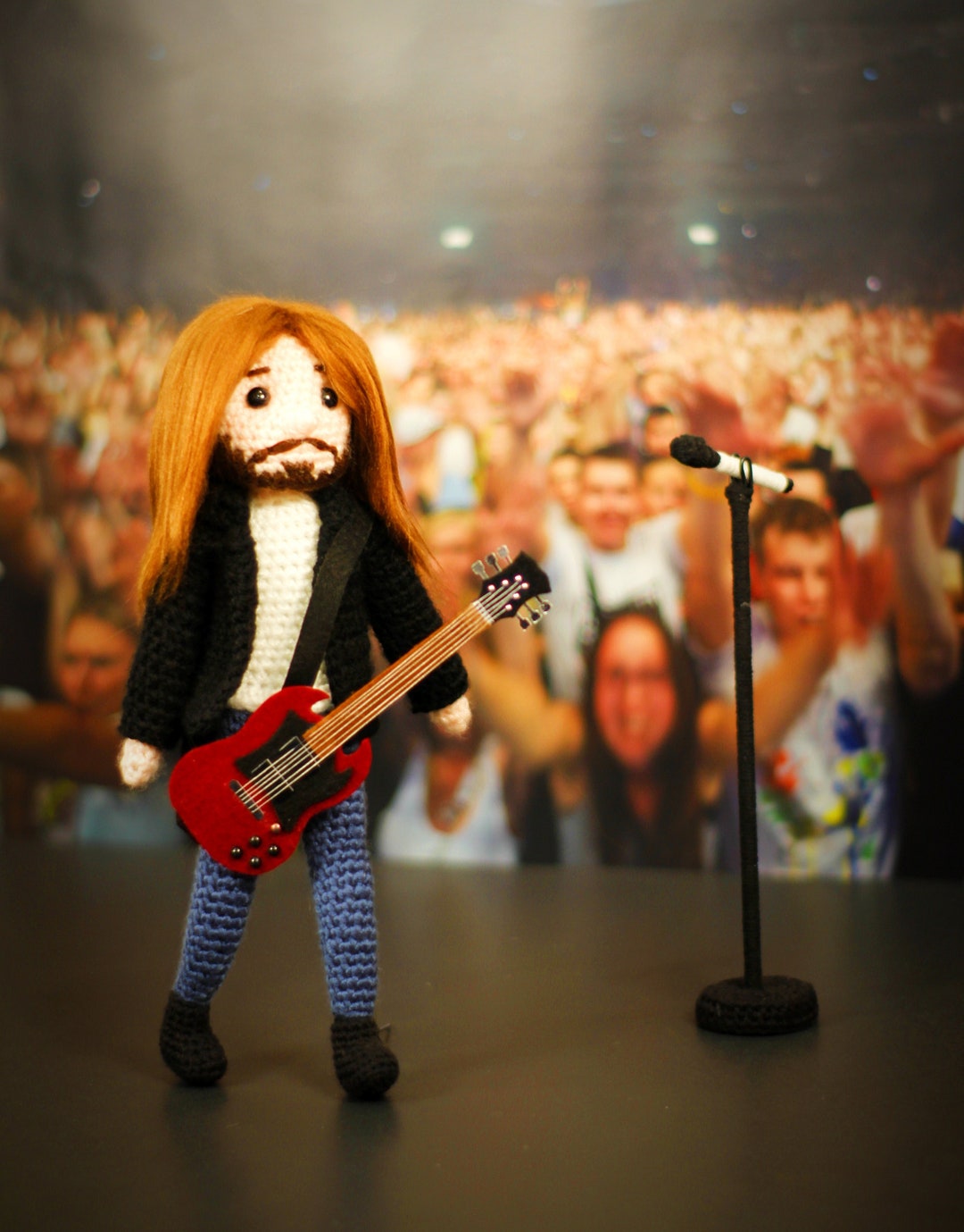 Jared Leto Inspired Crochet Amigurumi Doll - Guitarist - Singer - Actor ...