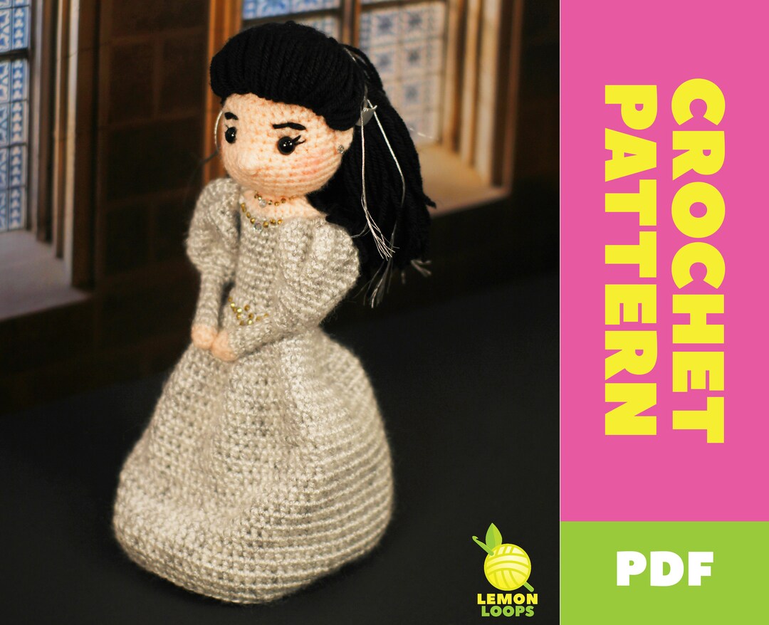PATTERN for Sarah Williams Inspired Crochet Amigurumi Doll - Labyrinth ...
