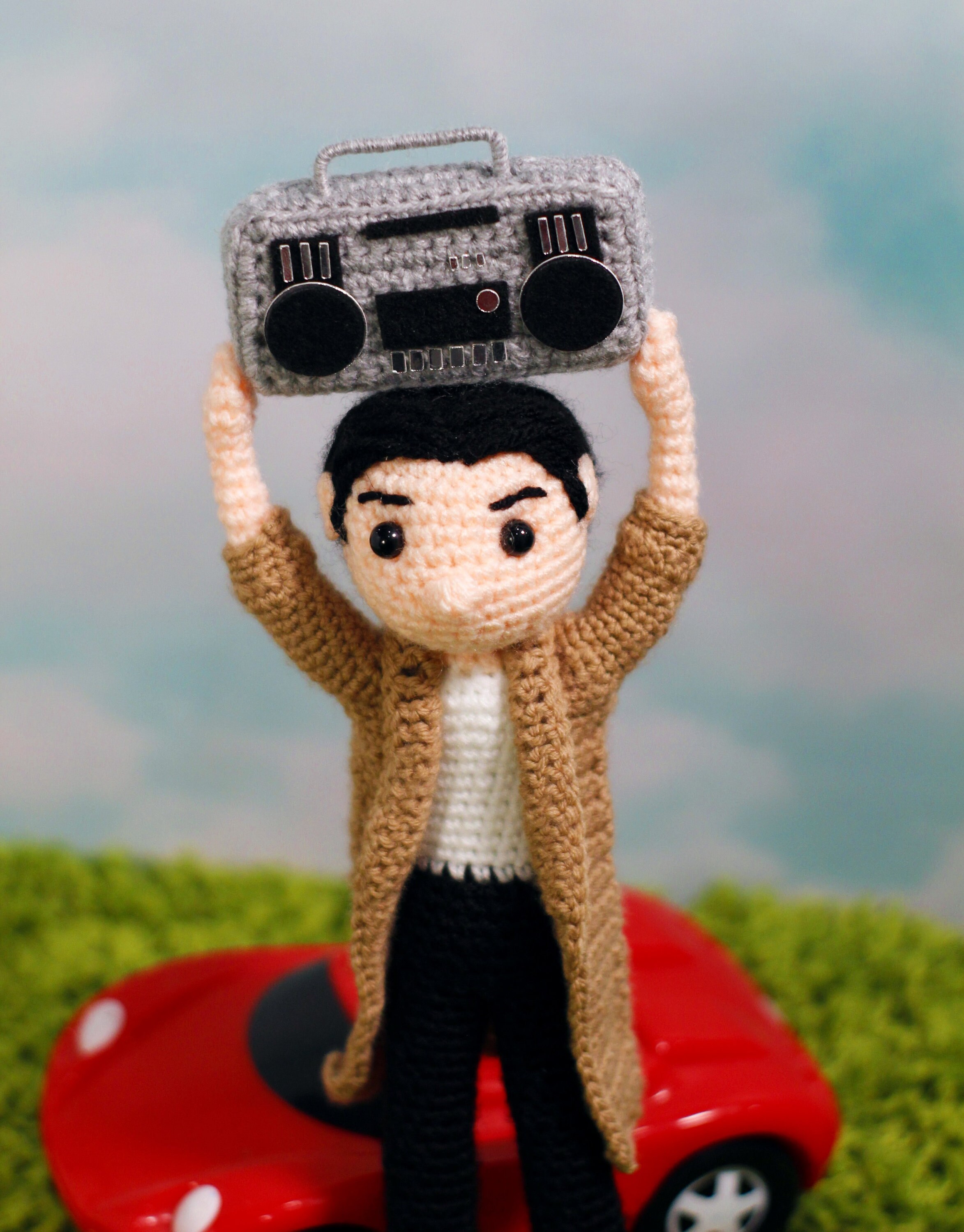 PATTERN for Say Anything Lloyd Dobler Inspired Crochet Amigurumi Doll ...