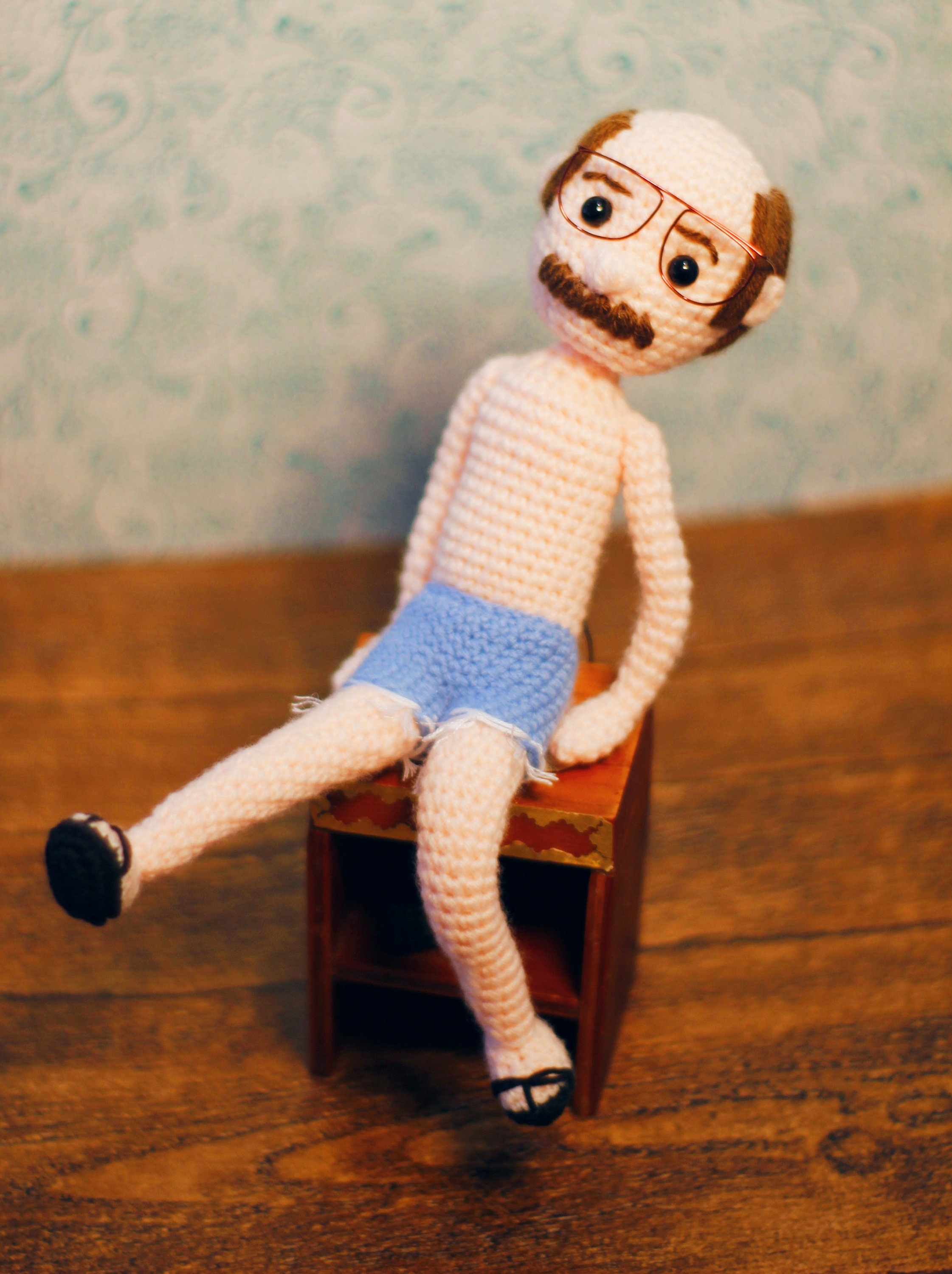One of a Kind Handmade Action Figure Tobias Funke inspired Crochet ...