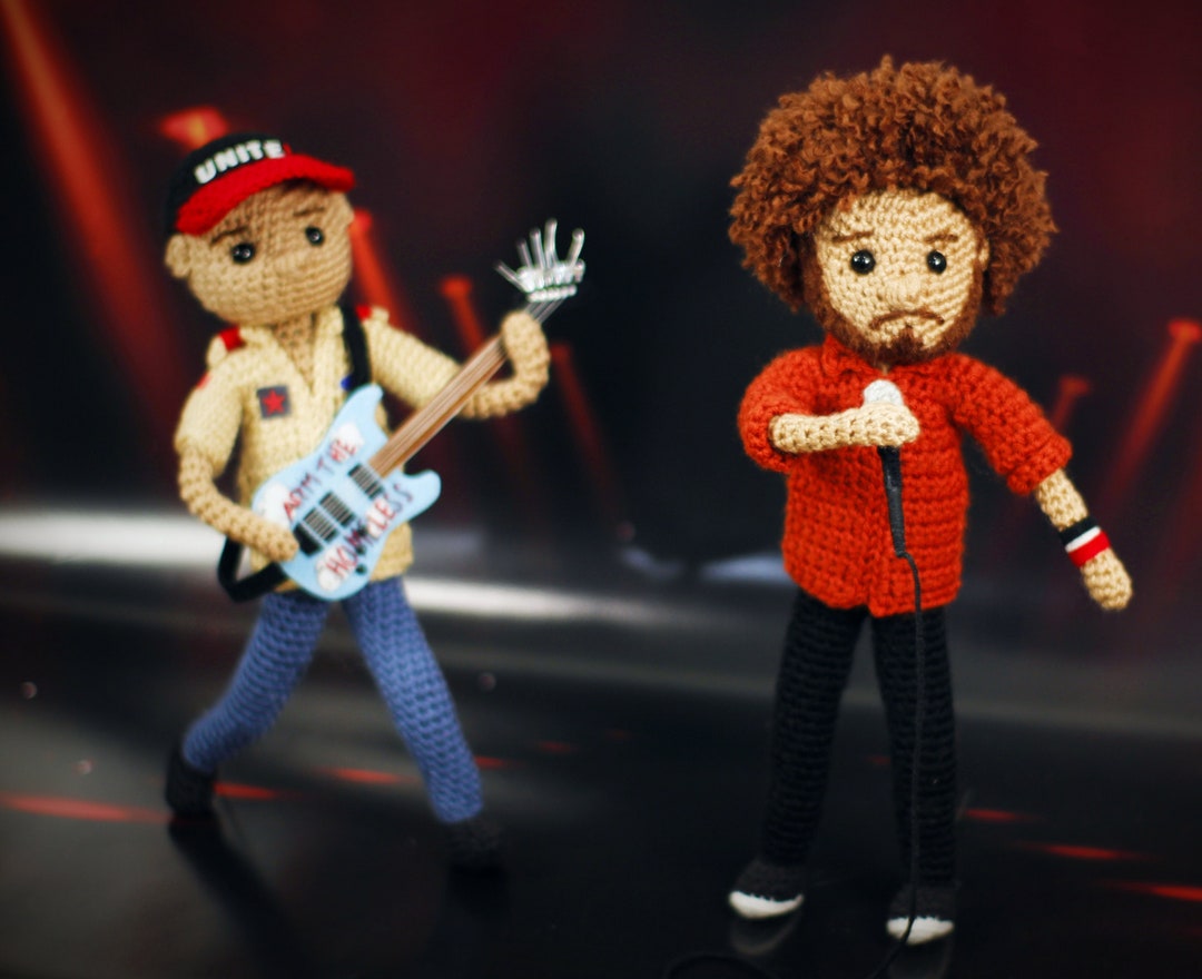 Rage Against the Machine Inspired Crochet Amigurumi Dolls - Tom Morello ...
