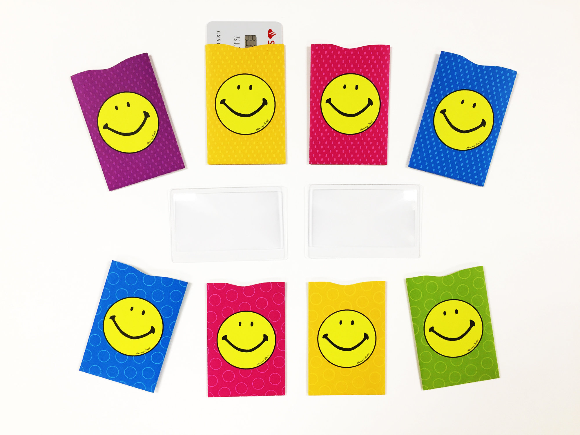 Harvey Ball Original Smiley Face, 8 Credit Card Sleeves With FIPS 201 ...