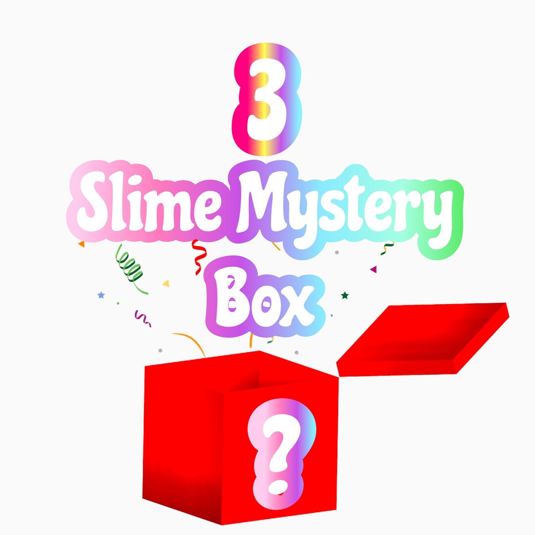 3 Slime Mystery Box Scented Glitter Charms Extras UK SELLER - Etsy UK