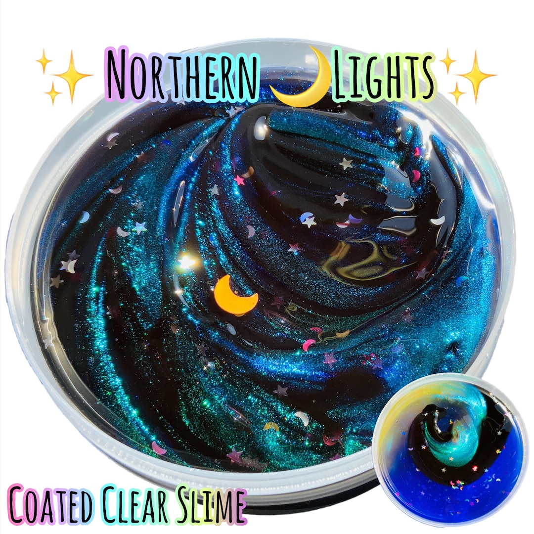 Northern Lights - 3 Tone Multi-chrome Pigmented Coated Clear Slime ...