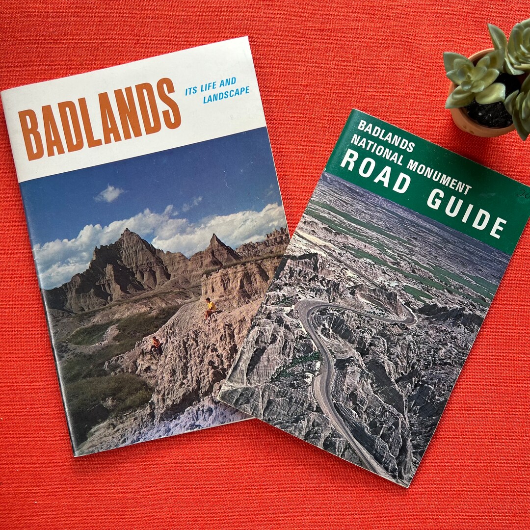 Vintage Badlands National Park Book Travel Guides - Etsy