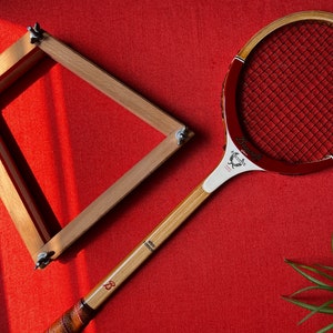 Vintage Wooden Tennis Racket, Sports Room Decor or Preppy Room Decor ...