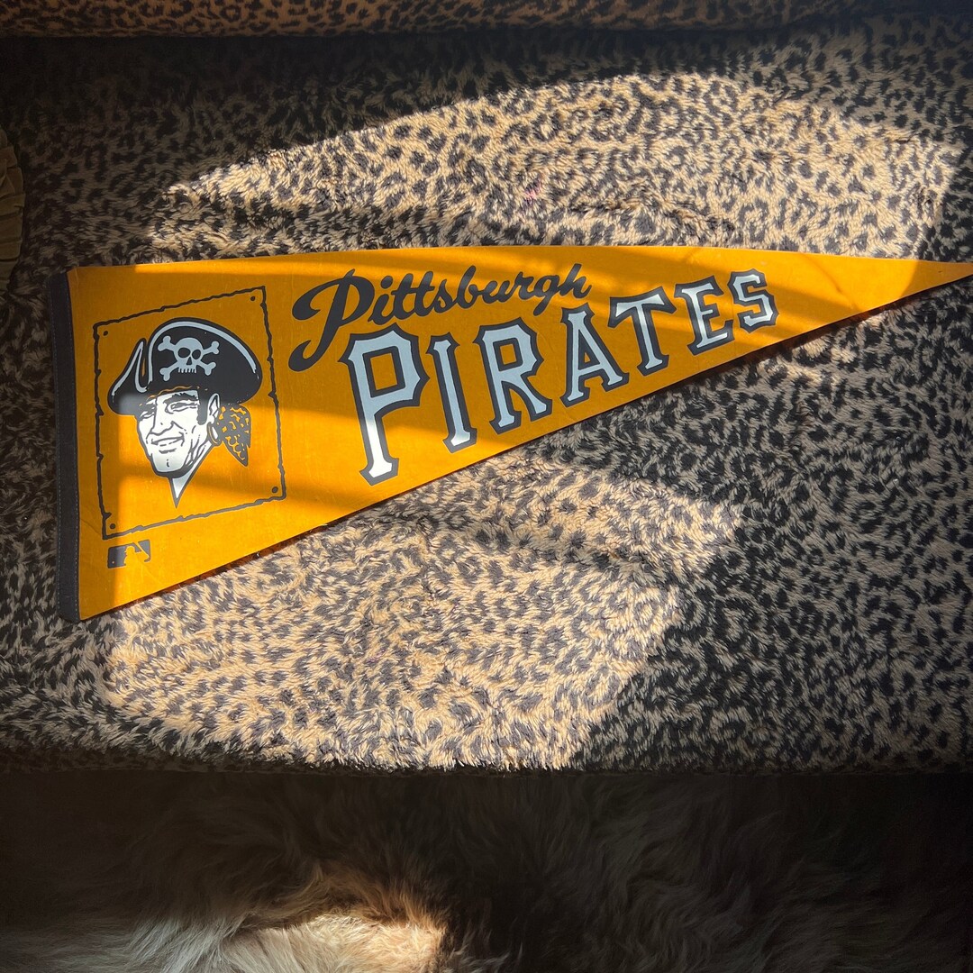 Pennant Flag, Pittsburgh Pirates Baseball Felt Pennant Banner, Vintage ...