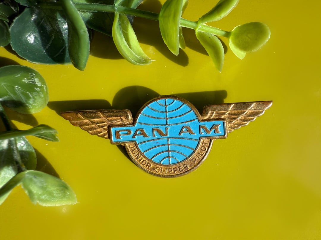 Vintage Pan Am Enamel Pin, Lapel Pin, Airline Travel Souvenir ...