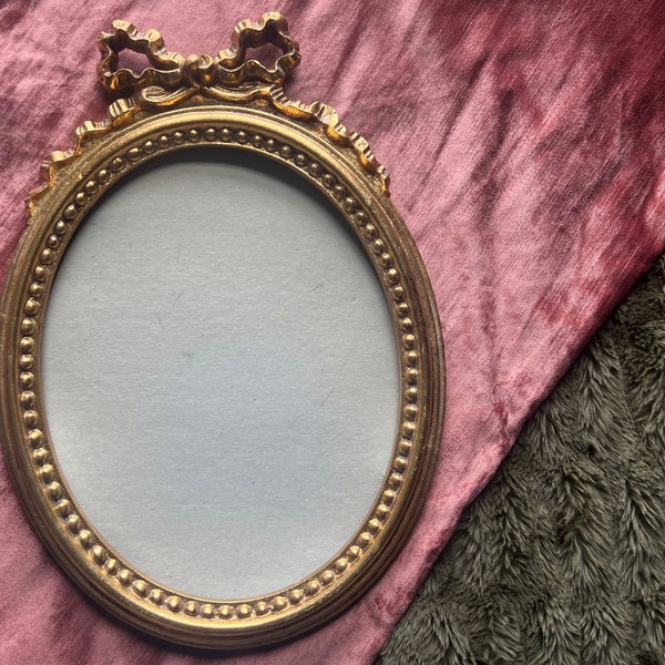 Oval Gold Frame - Etsy