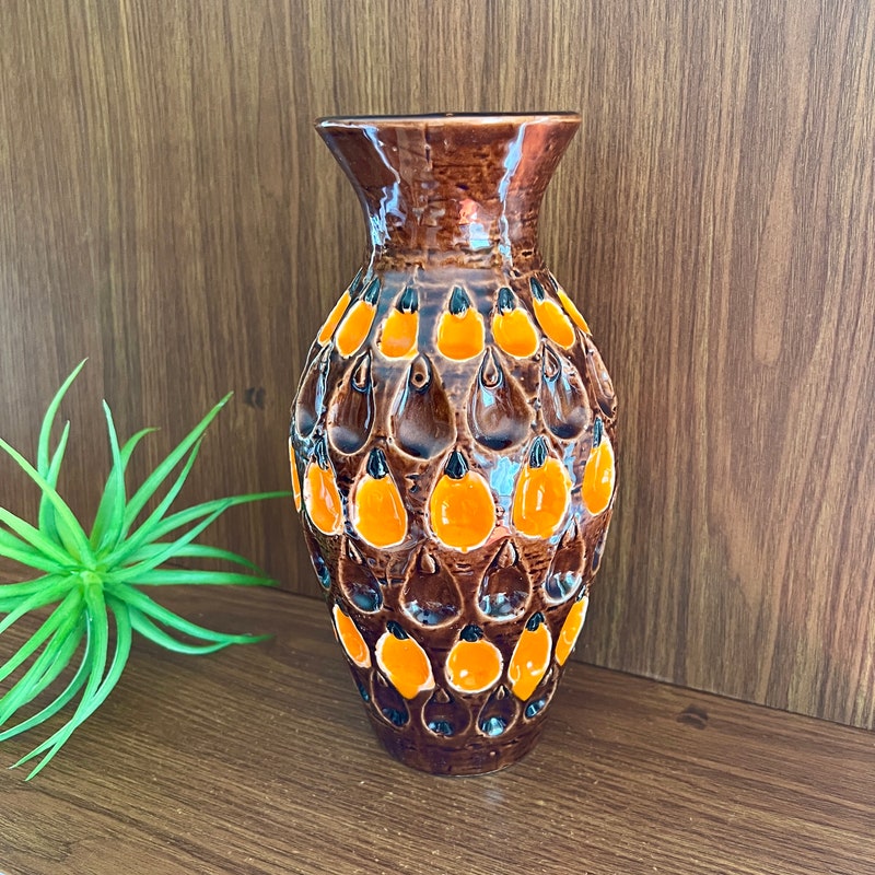 70s Vase - Etsy