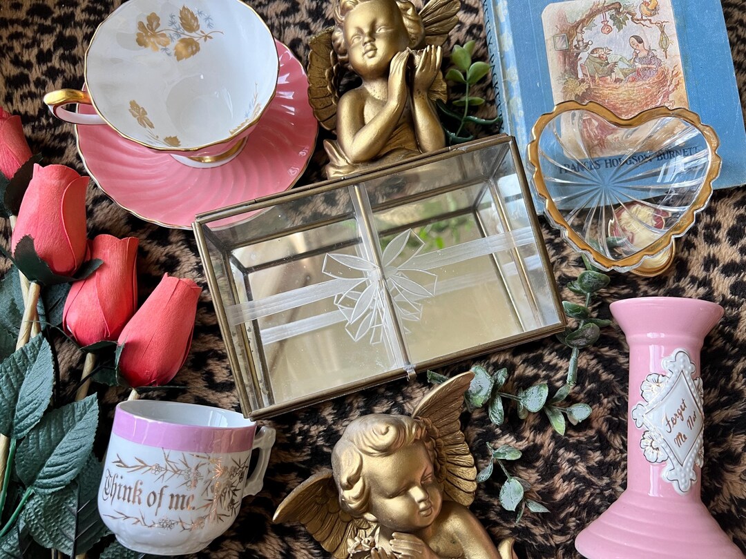 Coquette Mystery Box, Vintage Curated Gift Basket for Her, Self Care ...
