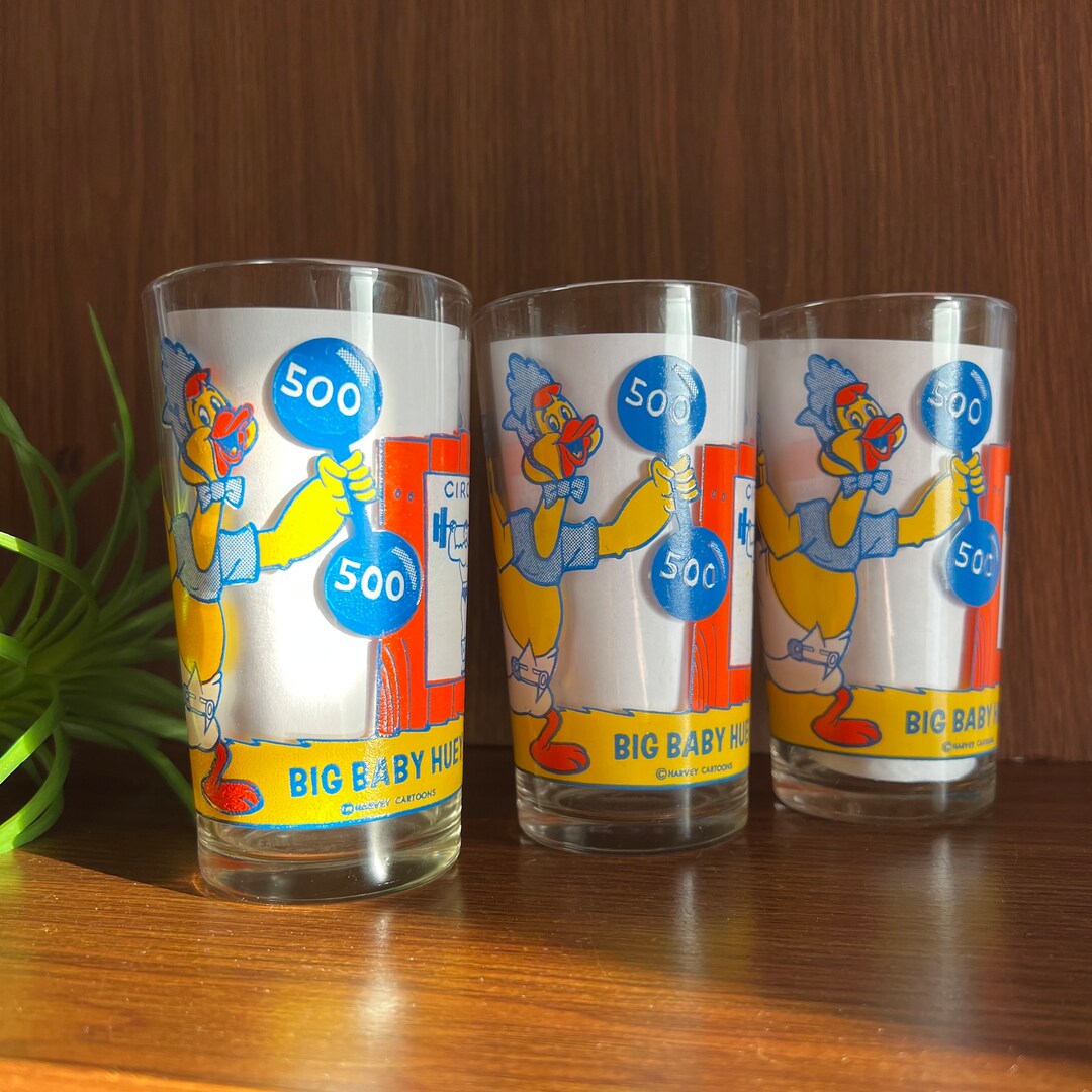 Vintage 1970s Pepsi Cartoon Collector Series Big Baby Huey Pepsi Glass ...