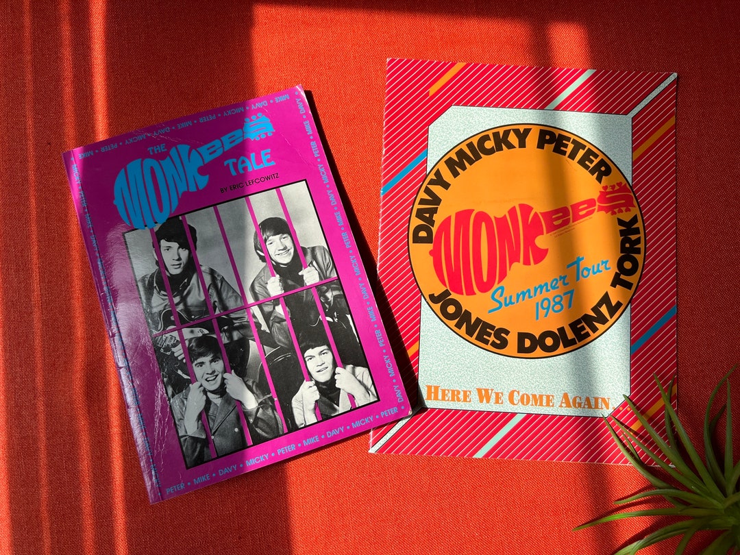 Rare Vintage the Monkees TV Show Band Book and Tour Concert Program ...