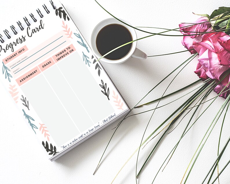 Homeschool Progress Card Printables Grades Report Card - Etsy UK