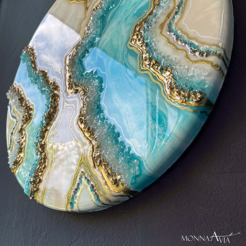 Resin Geode Geode Painting Resin Art Abstract Painting - Etsy