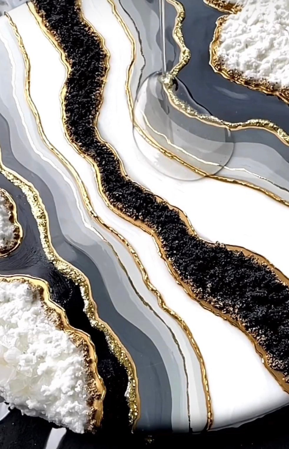 Resin Geode Geode Painting Resin Art Abstract Painting - Etsy