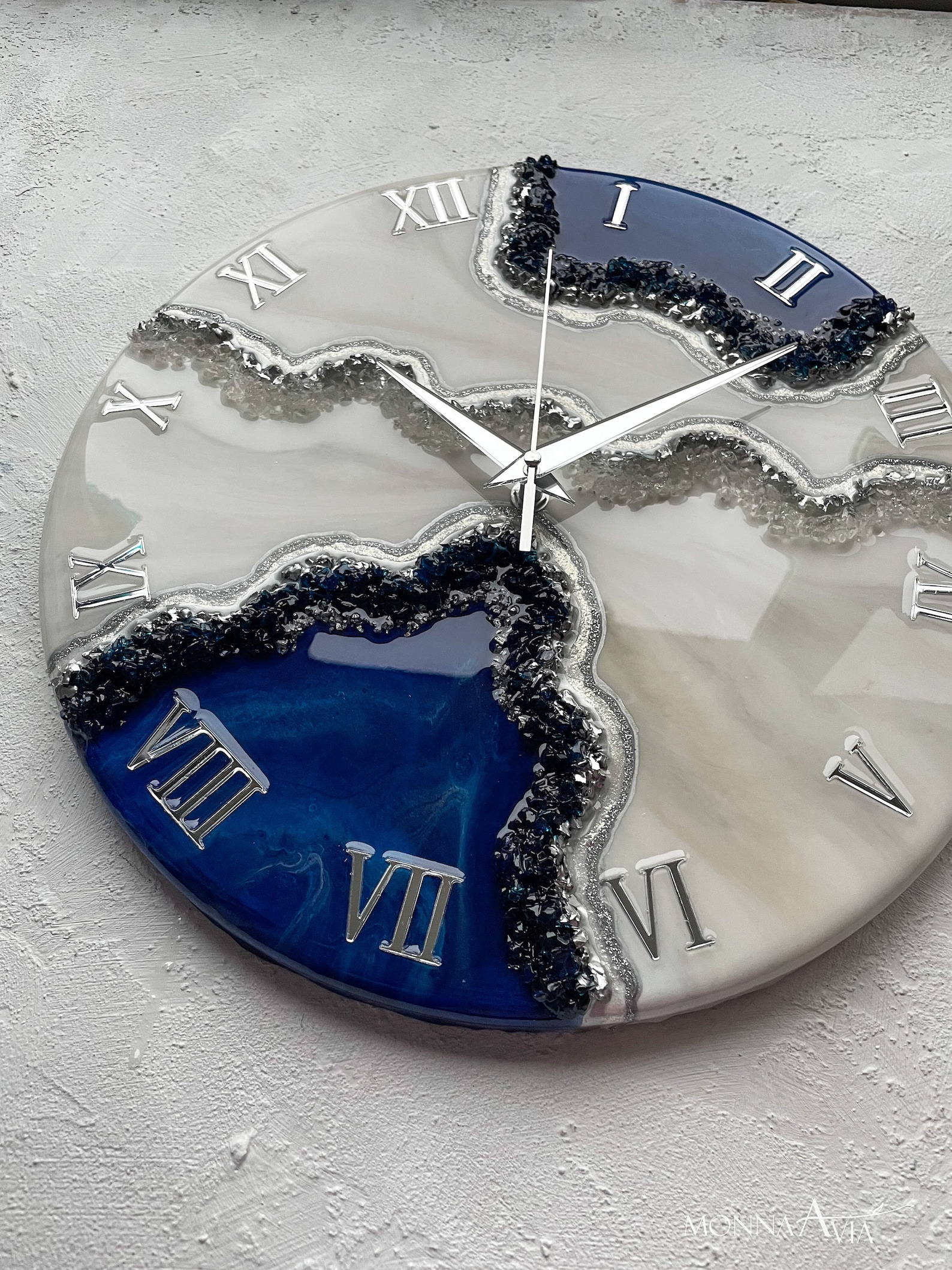 Resin Geode Clock Geode Painting Resin Art Abstract - Etsy