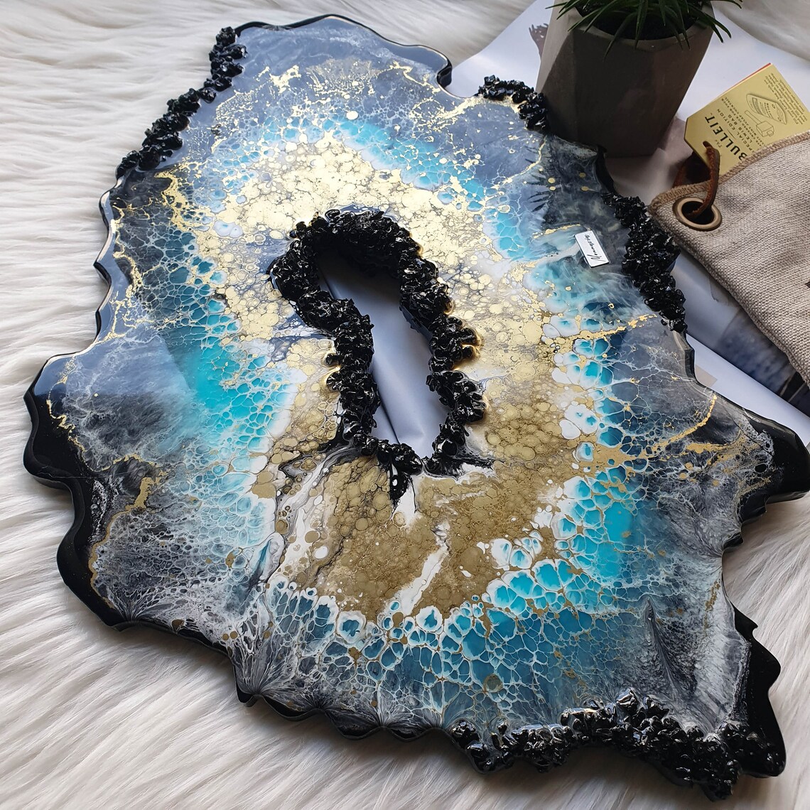 Geode Wall Picture Wall Painting Geode Wall Wall Decor - Etsy