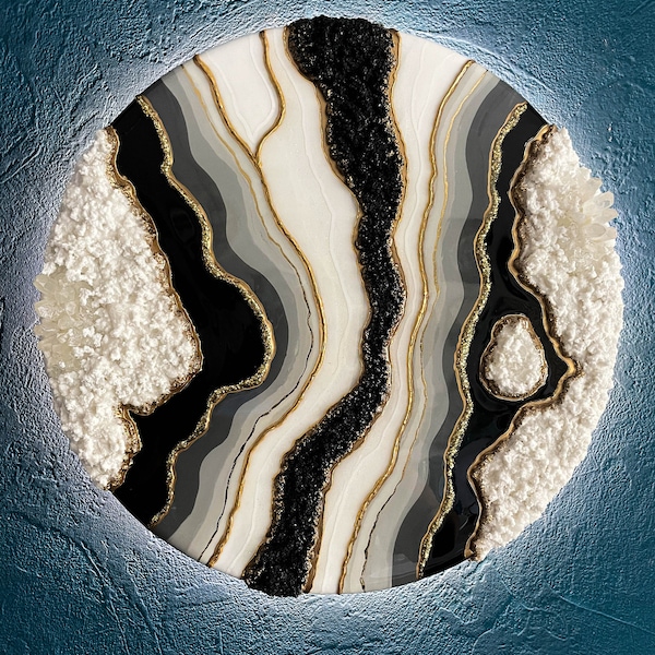 Geode Painting - Etsy