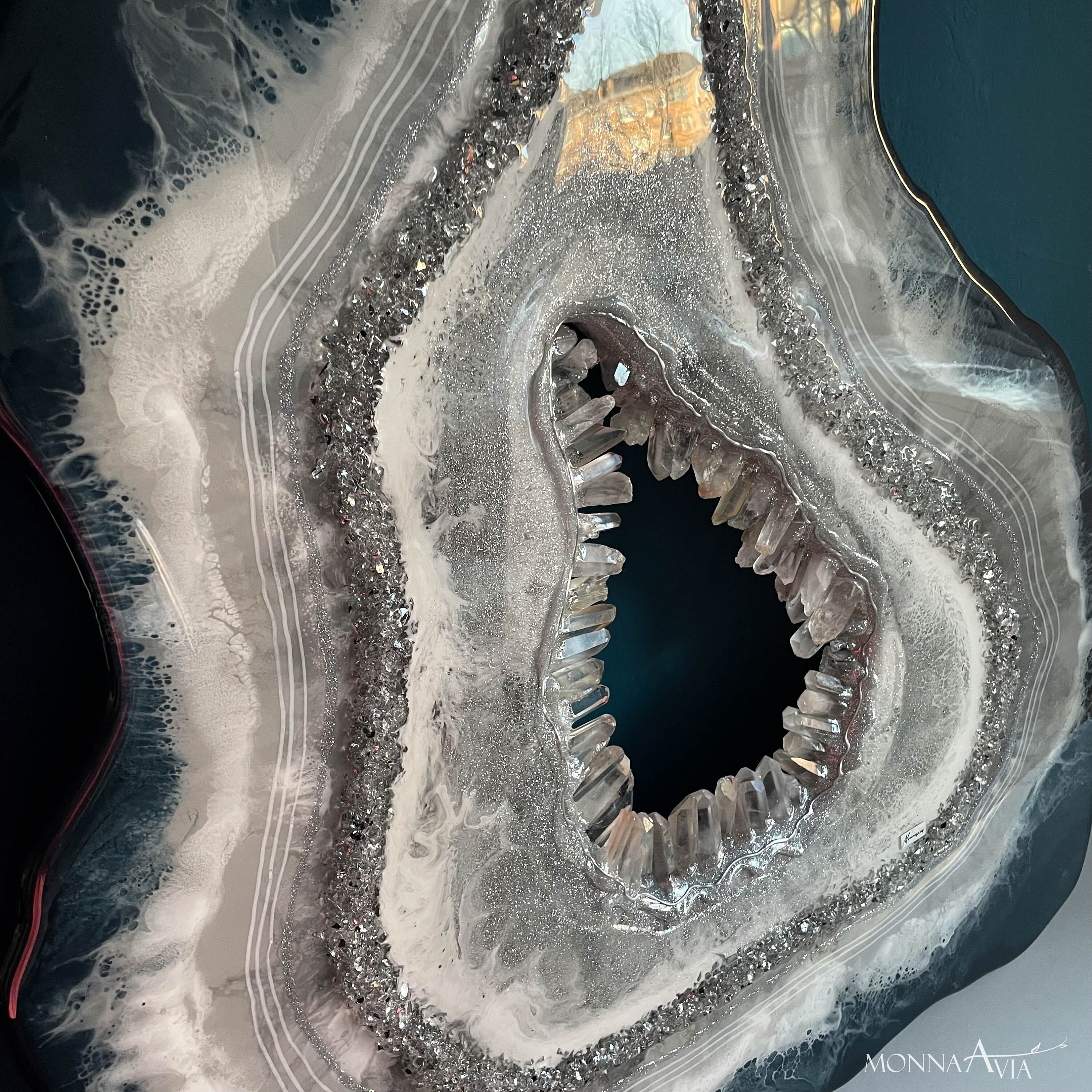 Made to Order Geode Wall Art Resin Art Geode Wall Picture - Etsy