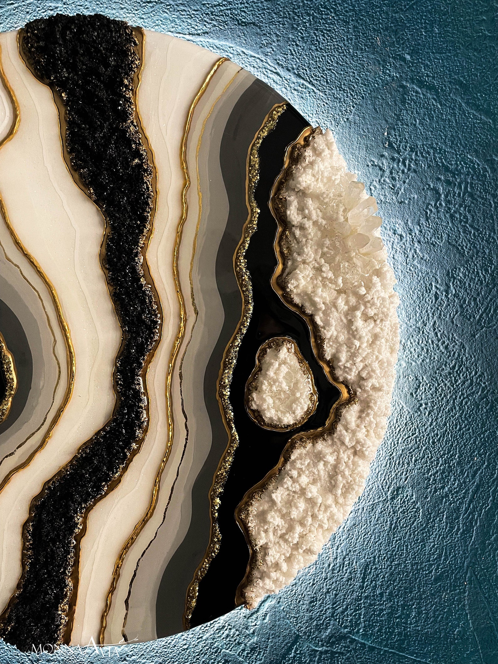 Resin Geode, Geode Painting, Resin Art, Abstract Painting, Wall Art ...