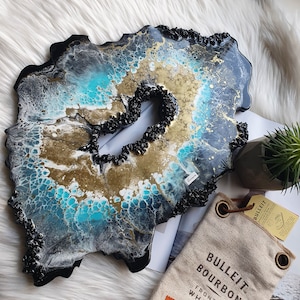 Geode Wall Picture | Wall Painting | Geode Wall | Wall Decor | Abstract ...