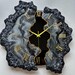 Geode Wall Clock, Modern Wall Art, Wall Clock Unique, Anniversary Gift ...